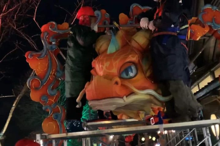 Spectacular 30m Chinese Dragon Lantern Art - PaintingLantern