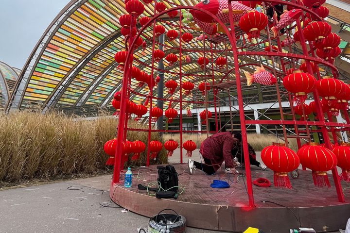 Custom Giant Vegetable New Year Lanterns - PaintingLantern